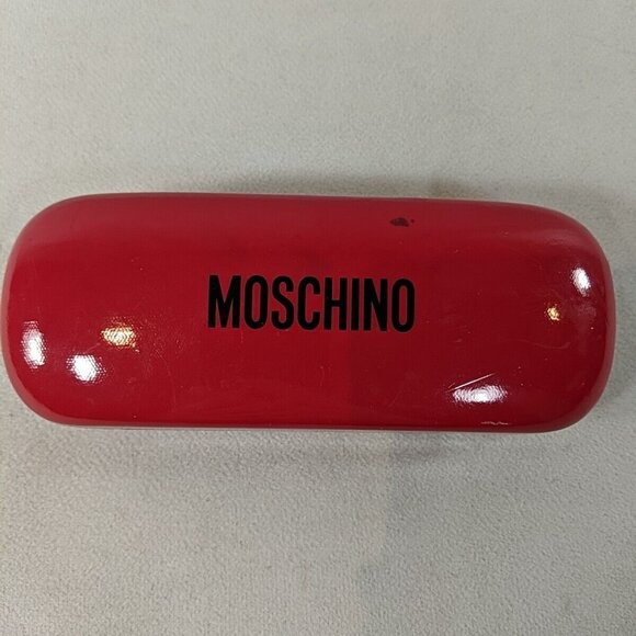 Moschino | Accessories | Moschino Red Glasses Case Sunglasses Hard Case ...